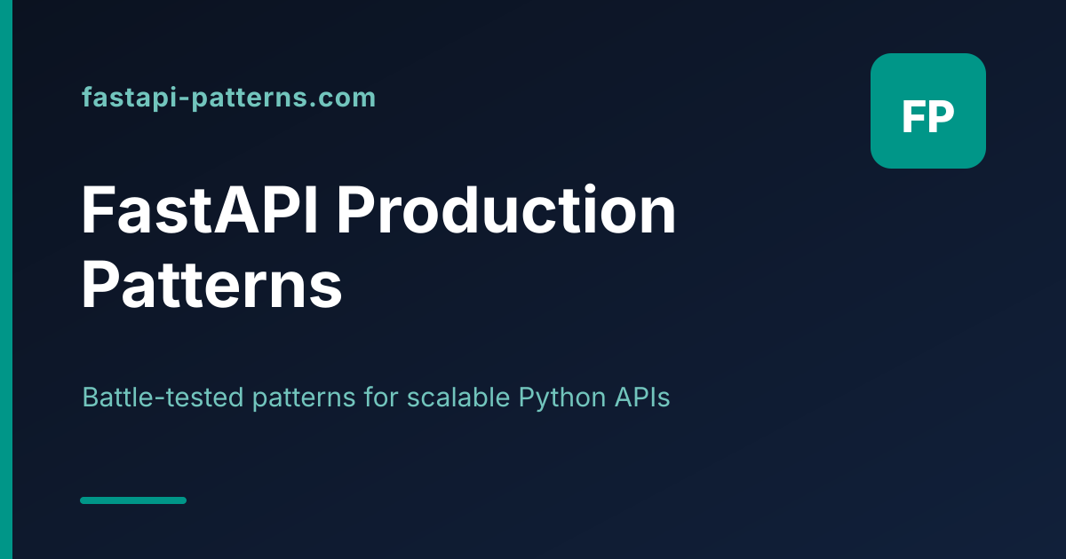 Customizing OpenAPI Schema in FastAPI – FastAPI Patterns